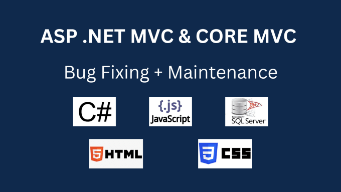 Fix bugs in asp dot net mvc and core mvc by Mohaldevelopers | Fiverr Fix bugs in asp dot net mvc and core mvc by Mohaldevelopers | Fiverr