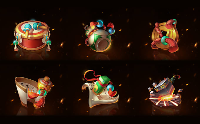 Create and design props and game icons by Susan_park | Fiverr