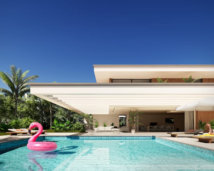 Make the most realistic architectural renders on fiverr by Santadinom ...