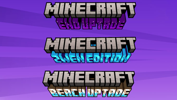 Make the best minecraft logo by Canakkussdesign | Fiverr