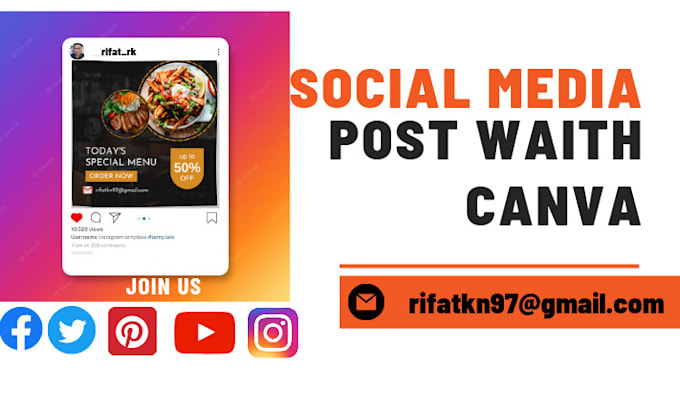 Design unique social media post with cenva templates by Rifat_kn | Fiverr