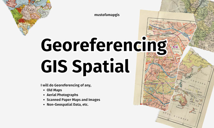 Georeferencing and digitizing of maps with arcgis qgis by Mustofamapgis | Fiverr
