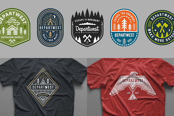 Create a vector badge tshirt graphic by Mcdnld | Fiverr