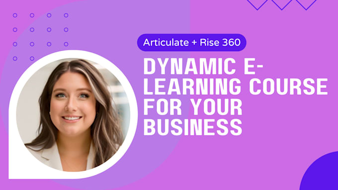 Create elearning content in articulate 360 by Katcodyquiroz | Fiverr