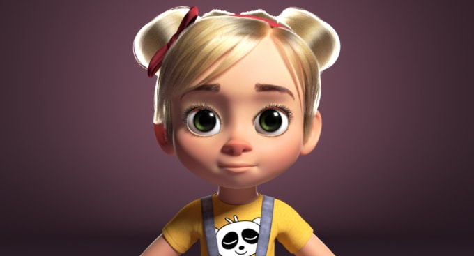 Create 3d cartoon character 3d modeling 3d character animation for 3d ...