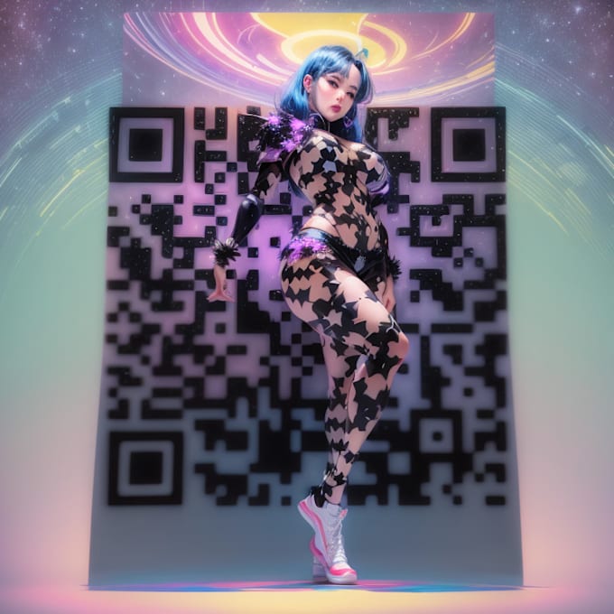 Create a custom qr code for you by Milesjohnson_ak | Fiverr