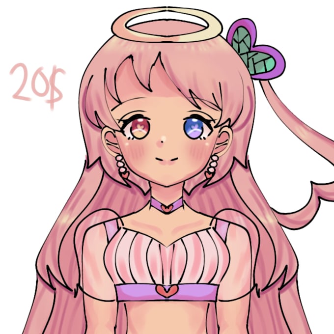 Draw vtuber art for live2d by Cheesebread1022 | Fiverr