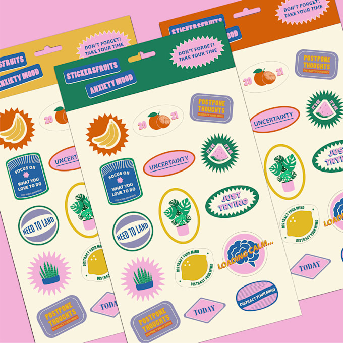 Do stickers for your brand by Floleonardini | Fiverr
