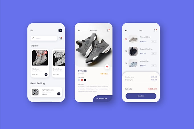 Design bespoke ui ux design for mobile app and tablet app by ...