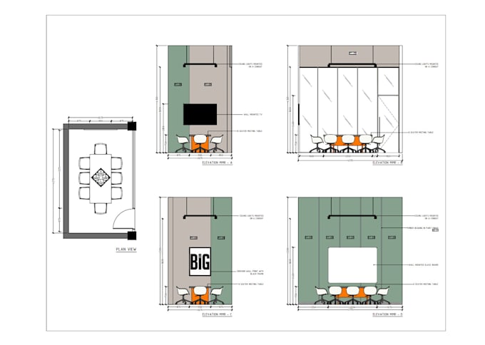 Draw 2d layout plans, elevations and details in autocad by Thanuw | Fiverr
