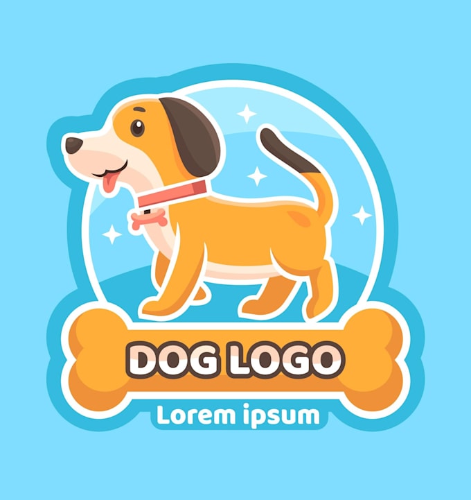Design best dog logo for your company by Graphicway24 | Fiverr