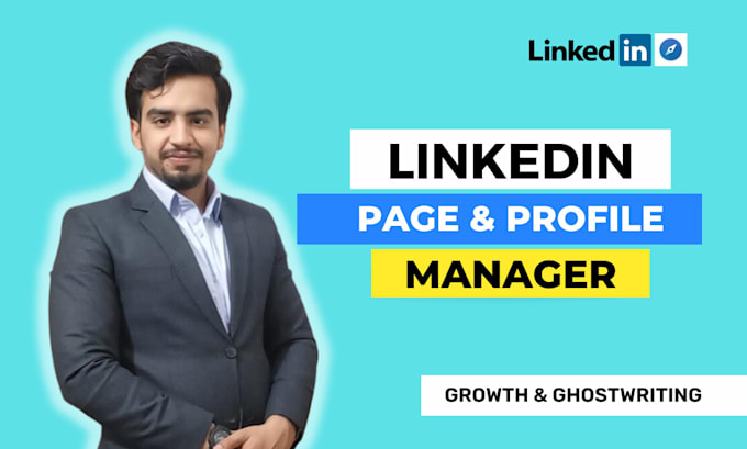 Manage your linkedin profile and pages by Mzainamjad1 | Fiverr