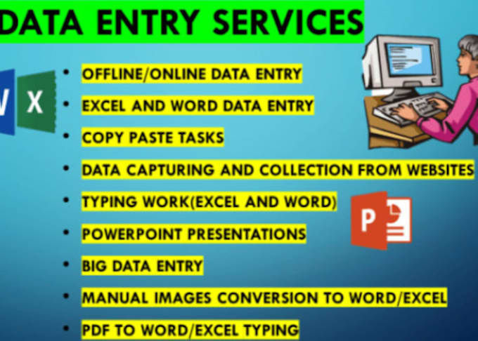 Do data entry,copy paste,pdf to word converter, data conversion ...
