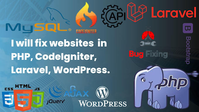 Fix website in php, codeigniter, laravel, wordpress website by Aliusama ...