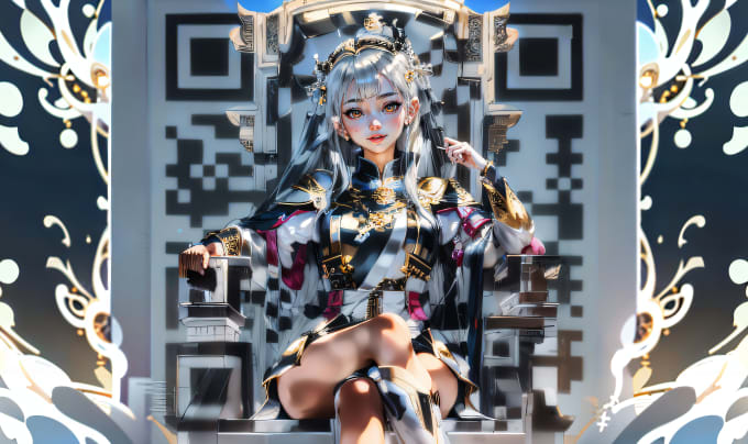 Generate a custom ai qr code art design for your links by Jennieeditsm ...