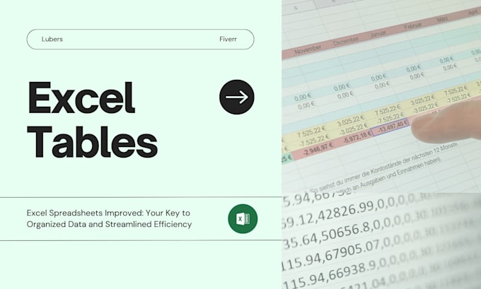 Create a custom excel spreadsheet for your every need by Lubers95 | Fiverr