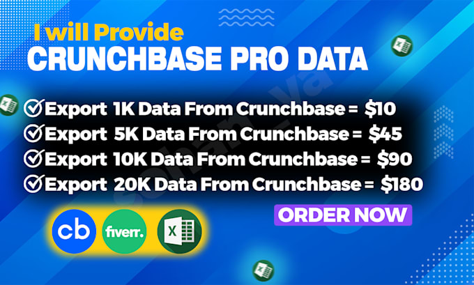 Export crunchbase company data, investors data by using crunchbase pro ...