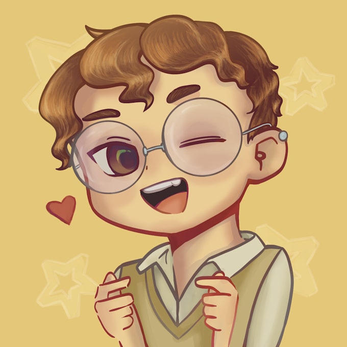 Draw personalized profile pictures by Annchristineb | Fiverr