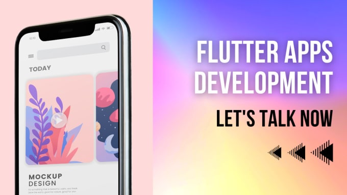 Make mobile apps using flutter by Hashray | Fiverr