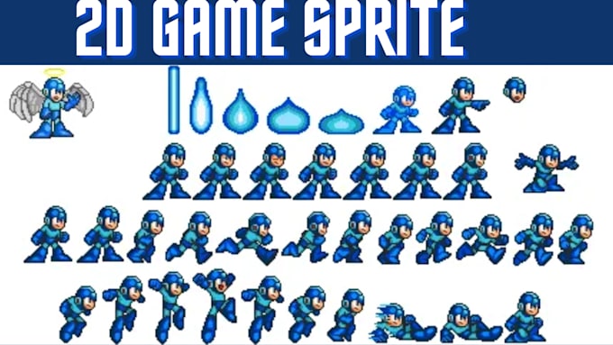 Draw 2d Sprite Animationsprite Sheet And Pixel Art Character For Your Game Art By Phunkee Fiverr