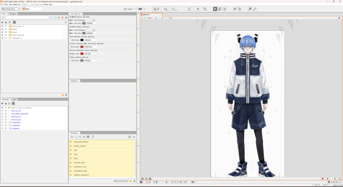 Rig your live2d vtuber model design professionally by Shirotwob | Fiverr