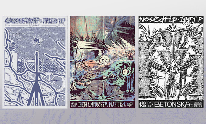 Design an event concert party rave gig club poster or flyer by ...