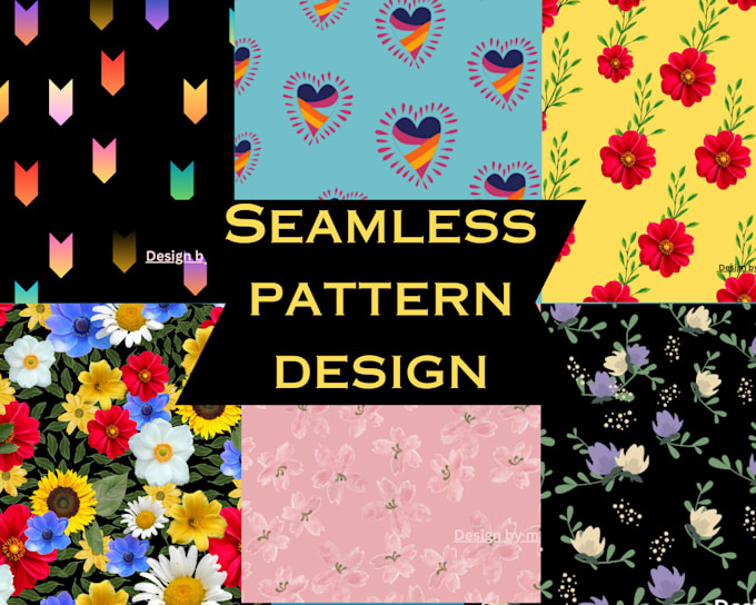 Create professional trendy patterns by Mariadesigner46 | Fiverr