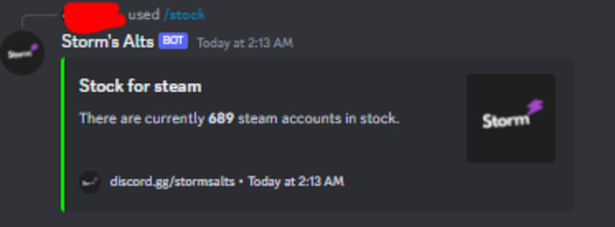 Create A Custom And High Quality Discord Bot With Or Without Slash Commands By Stormsalts Fiverr