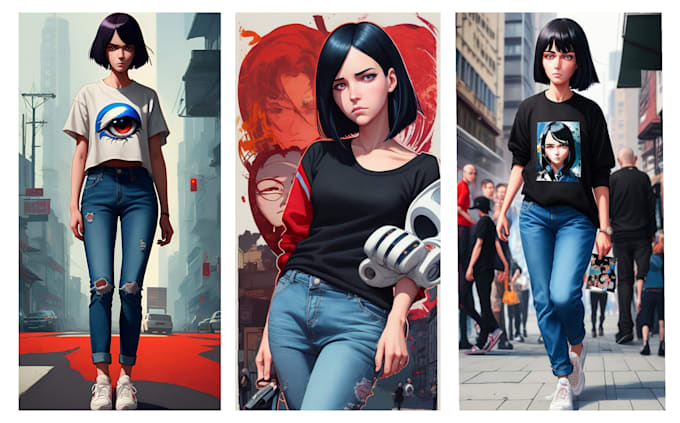 Create stunning anime art and model using ai by Subsnegi | Fiverr