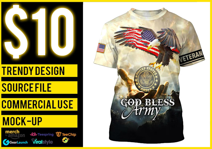 Create awesome printify product designs by Qdesign2019 | Fiverr