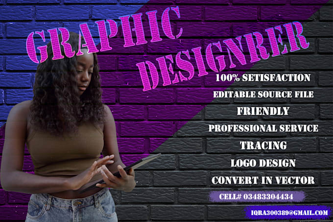 Be your graphic designer expert by Iqrakhalid45 | Fiverr