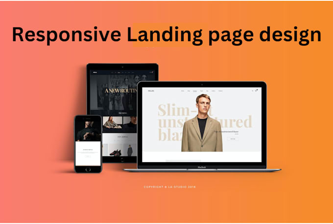 Design and develop a professional business website and landing page by ...