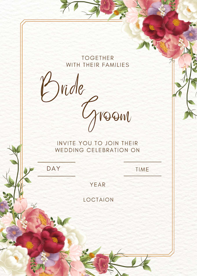 Do the best to make your special day by making the prefect invitation ...