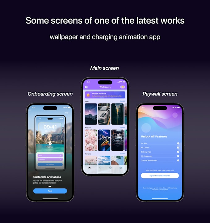 Ui ux, mobile apps design in figma by Mariab374 | Fiverr