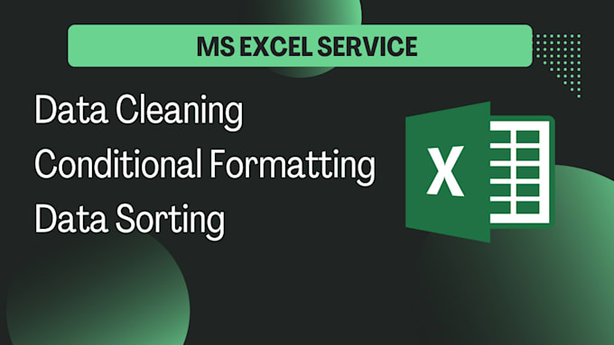 Do data cleaning, sorting, formatting of large data files in ms excel by Rabbulislam546 | Fiverr
