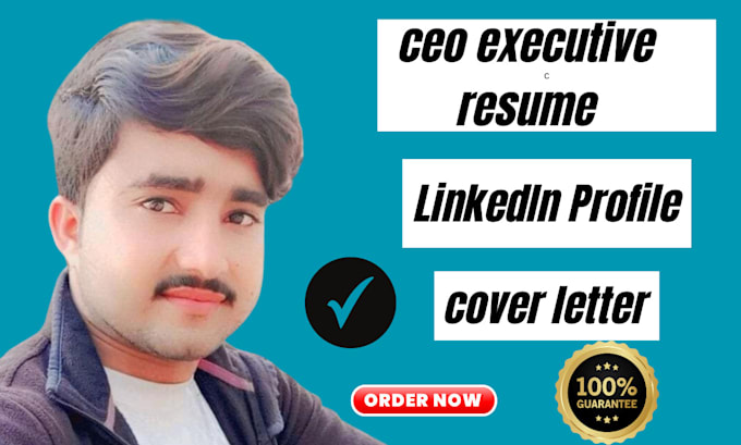 Create ceo executive resume cover letters linkedin profile cv editing by Resumeexpert02 | Fiverr