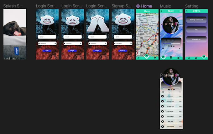 Attractive Mobile Ui Ux Design Or App Ui Ux Design By Aayush Acharya Fiverr