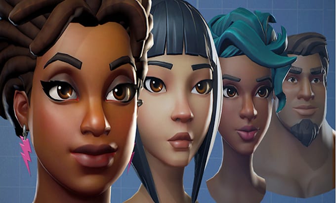 Do 3d character modeling cartoon character meta human character by ...