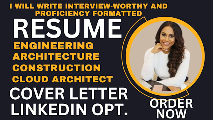 Write engineering, cloud architect, aws, faang, software dev and it tech resume by Aria_genius ...