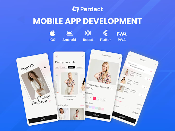 Do design and development, ios, android development and mobile app development by Perdect | Fiverr