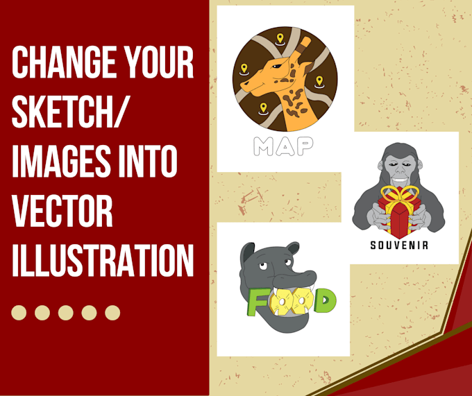 Convert your drawing into vector art by Yucchi | Fiverr