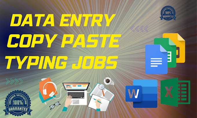 Do fast data entry, typing jobs, copy paste and data cleaning by Data ...