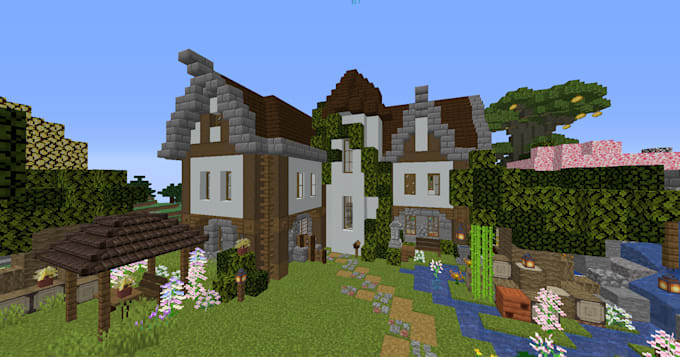 Build you any style minecraft house or terrain by Izzzys | Fiverr