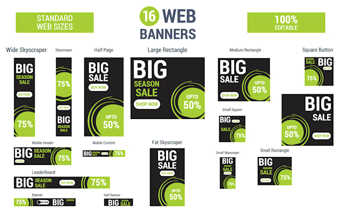 Design catchy adswords banners, google display ads, product banner by ...