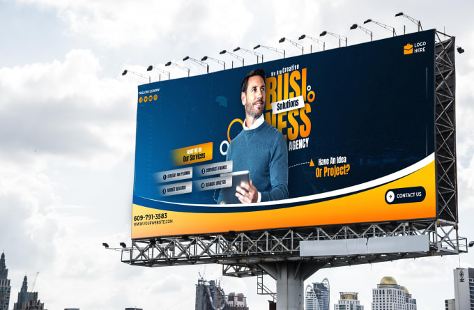 Design print ready signage, billboard, signboard, and banner by Masood ...