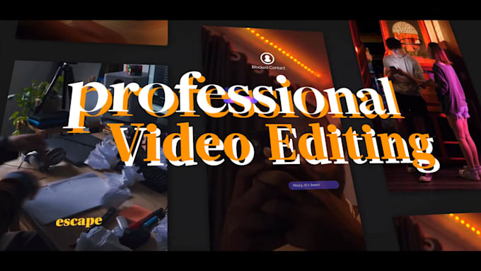Professional video editing , commercial, youtube, corporate, ads ...