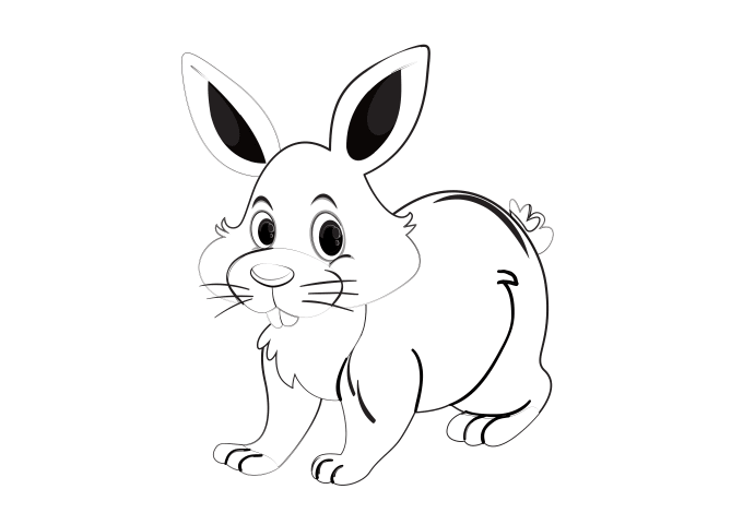 Draw simple black and white line art illustration for you by Alisalah_1 ...