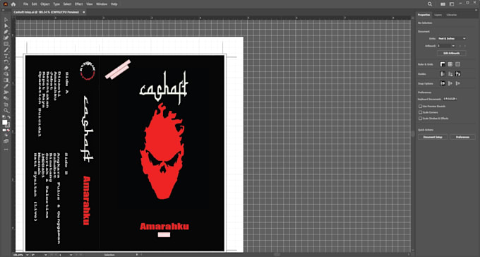 Design cassette inlays ready for print by Ameros13 | Fiverr