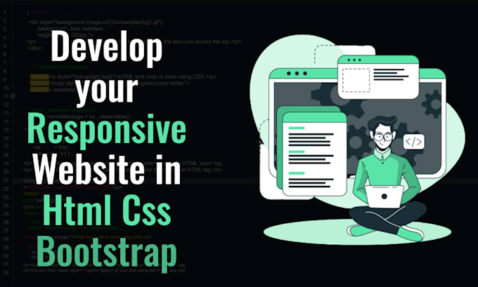Do Html Css Bootstrap Custom Responsive Website Development By Maddi 89 Fiverr