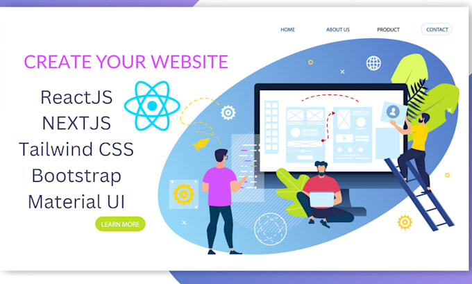 Cutom Code Web App Using Reactjs Nextjs Tailwind Bootstrap By Gulmunirhassan Fiverr